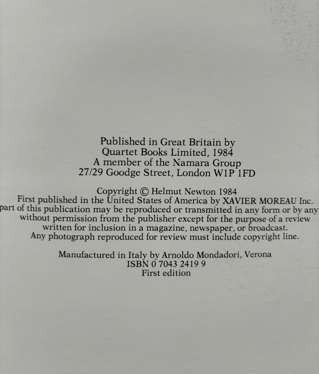 Buy World Without Men by Helmut Newton Online – Setanta Books