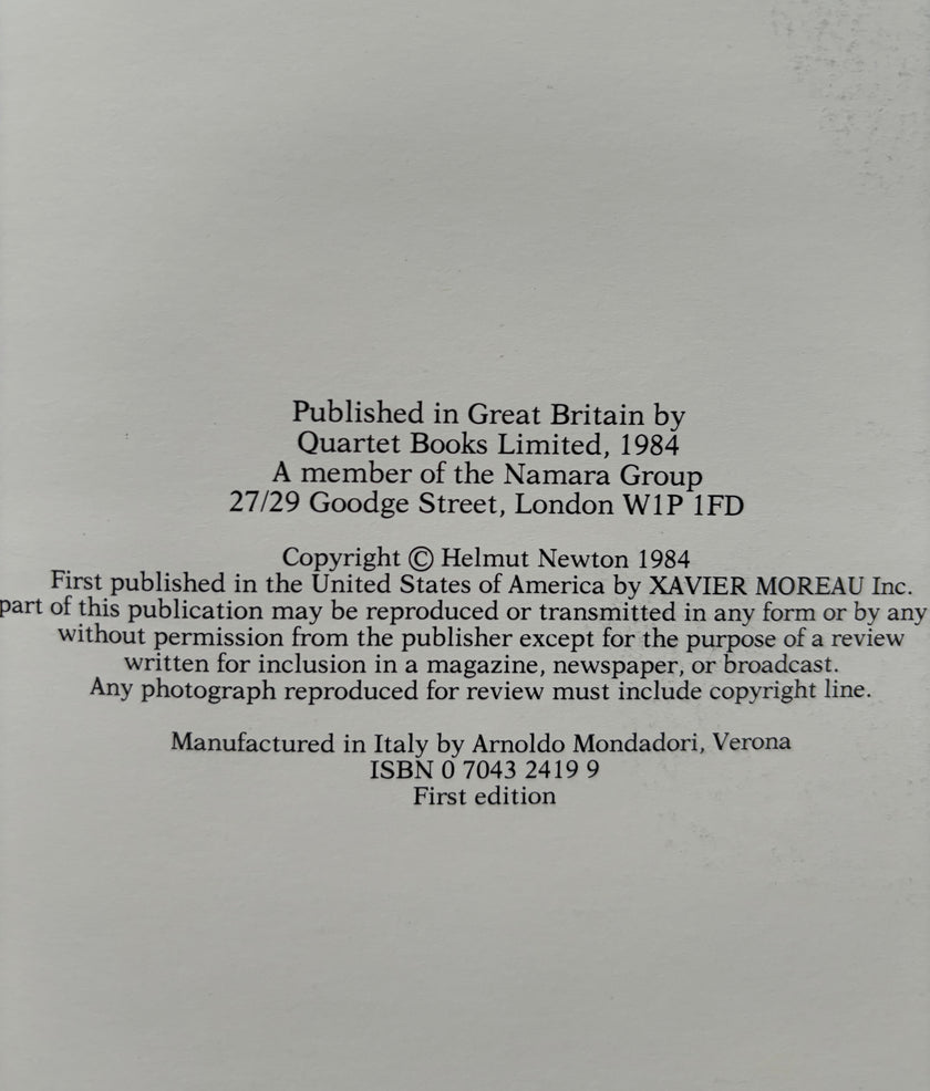 Buy World Without Men by Helmut Newton Online – Setanta Books