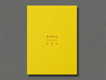 Buy 016 - Robin Claire Fox Online – Setanta Books