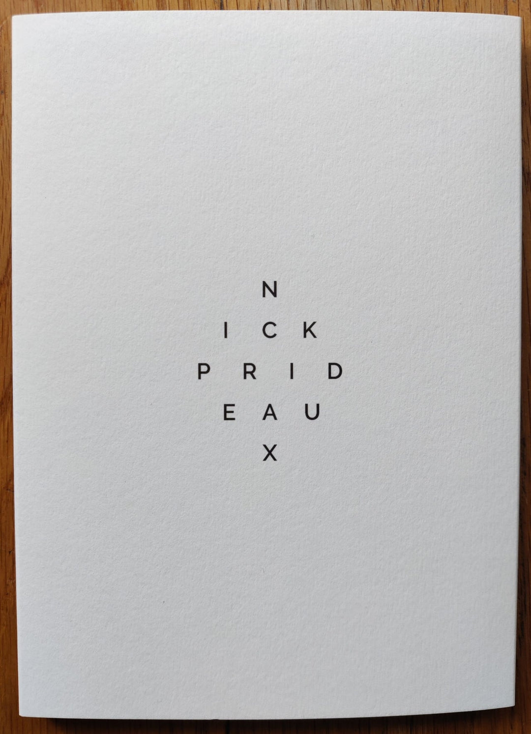 008 - Nick Prideaux | Setanta Books | Photography zine | Bi monthly | Print