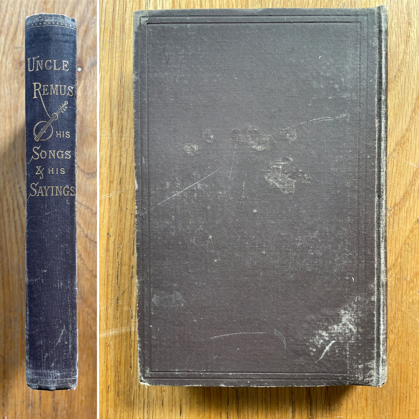 Buy 1st edition authentic rare book Children's classic Uncle Remus Joel ...