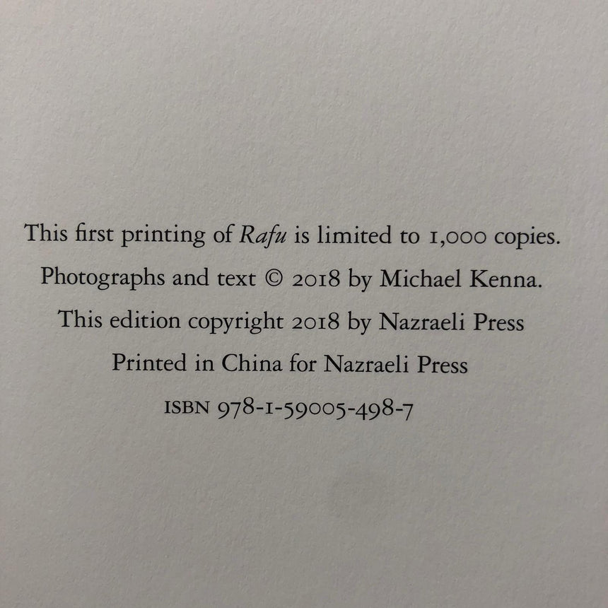 Buy Rafu (Deluxe Edition) by Michael Kenna online – Setanta Books