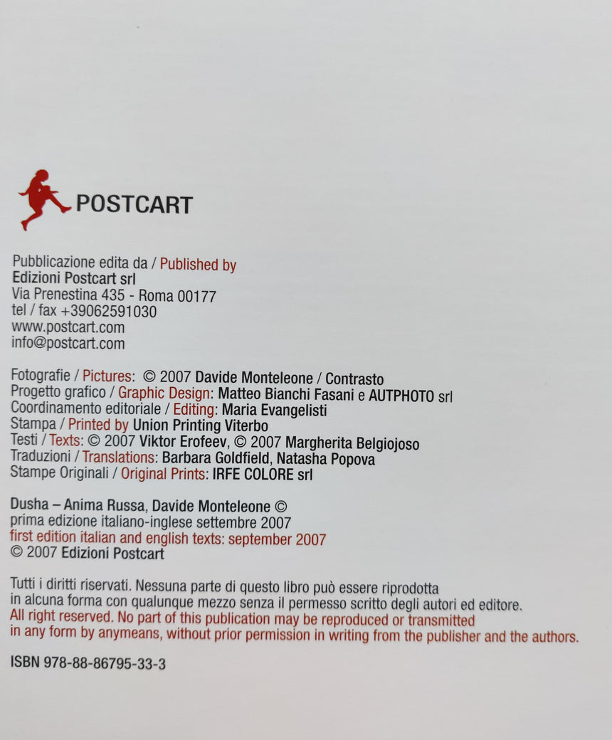 Buy Dusha: Anima Russa (Russian soul) by David Monteleone Online ...