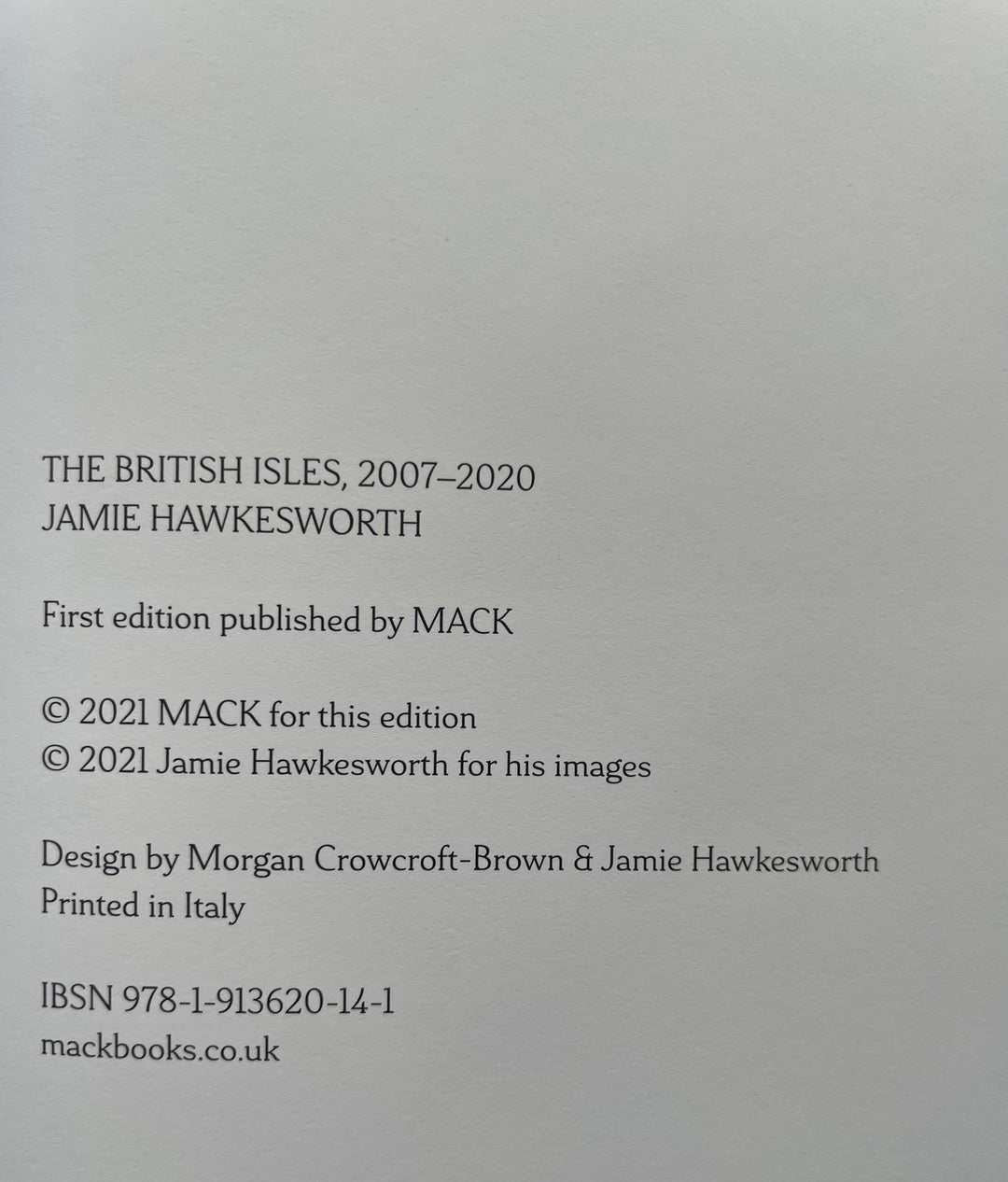 Buy The British Isles - Print edition by Jamie Hawkesworth Online ...