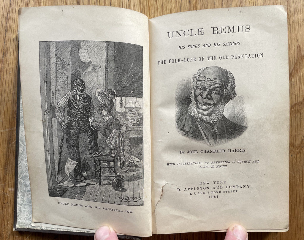 Buy 1st edition authentic rare book Children's classic Uncle Remus Joel ...