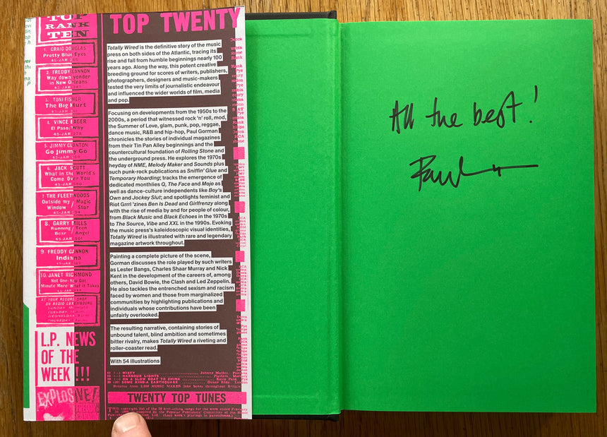 Buy Totally Wired signed by Paul Gorman online – Setanta Books