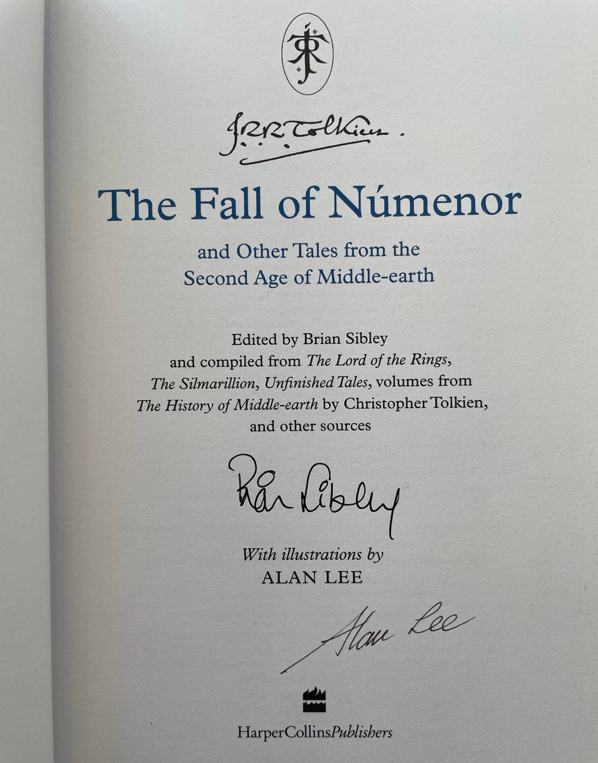 Buy The Fall of Numenor by J r R Tolkien signed illustrated book online ...