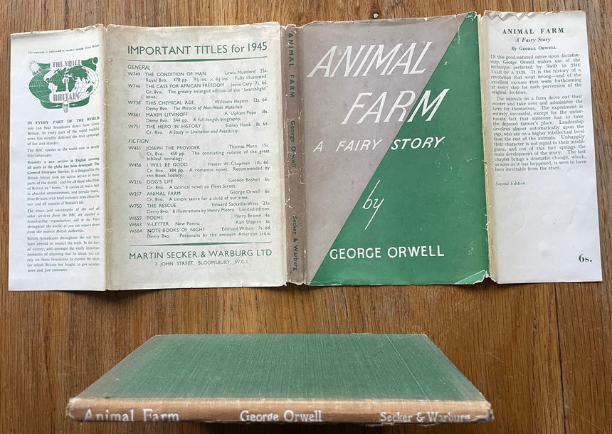 Buy 1st edition original Animal Farm - George Orwell – Setanta Books